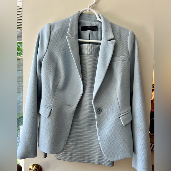 The Limited | Jackets & Coats | Limited Petite 2 Powder Blue Suit ...